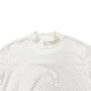Hermes | Tops | Hermes Short Sleeve Tshirt Cartouche Mock Neck 3e462dl ...